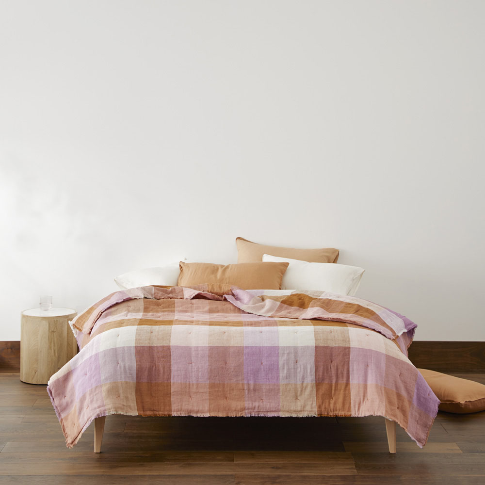 Rae Malmo Earth Check Blanket | Adairs