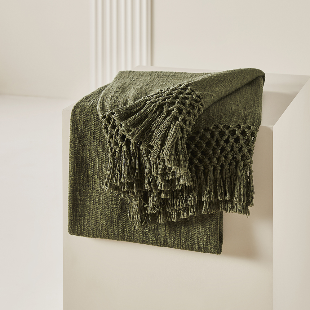 Macrame Forest Knot Throw | Adairs