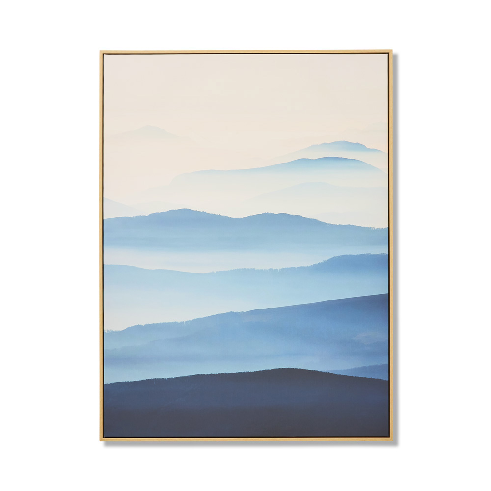 Nature Mountain Haze Canvas | Adairs