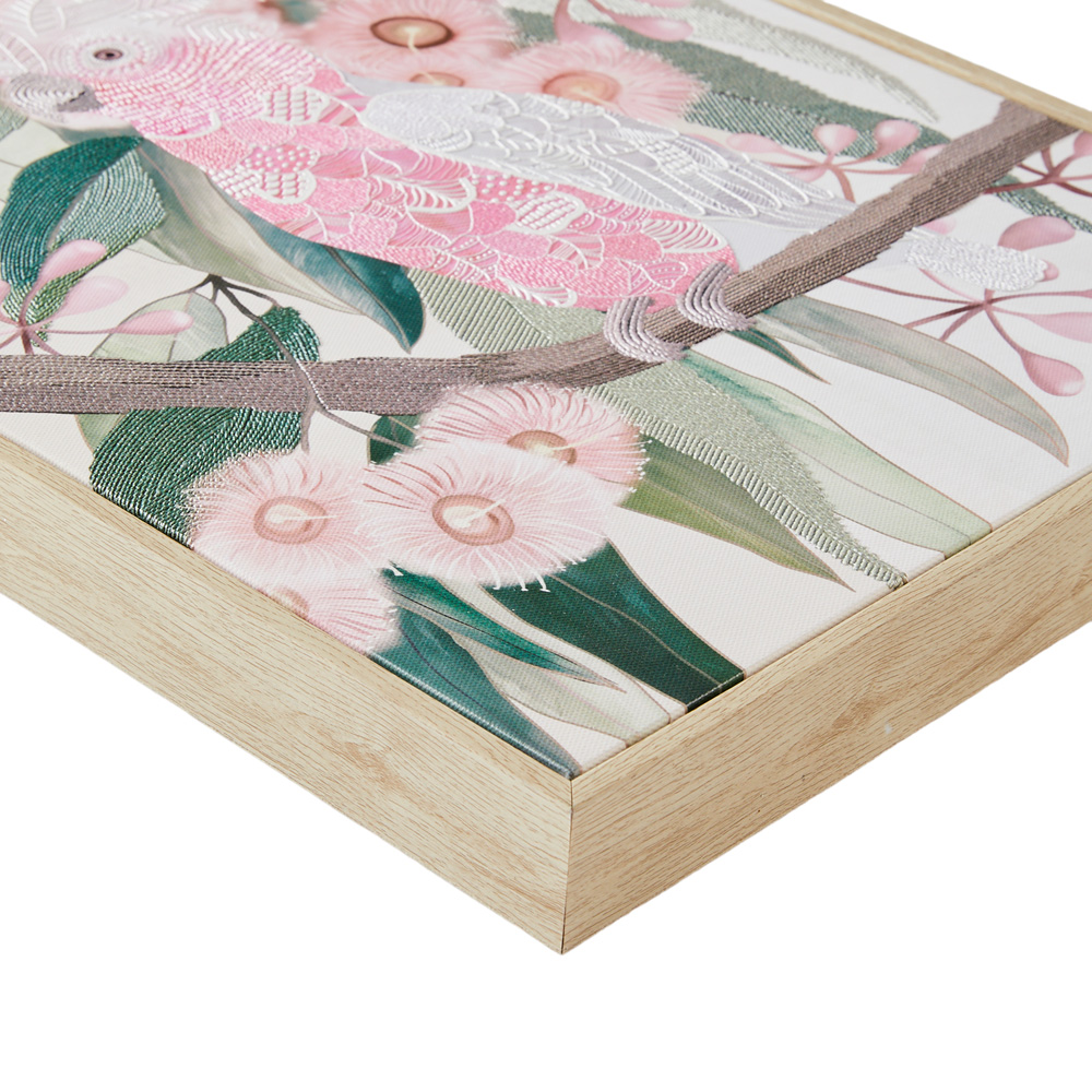 Paradise Pink Galah Canvas | Adairs