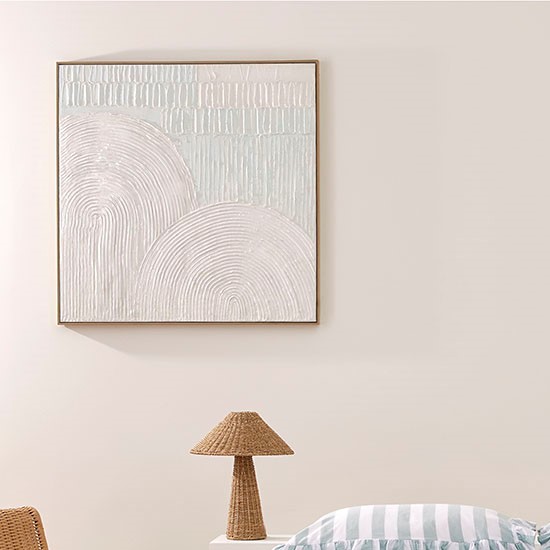 Moma Mint Arch Canvas | Adairs