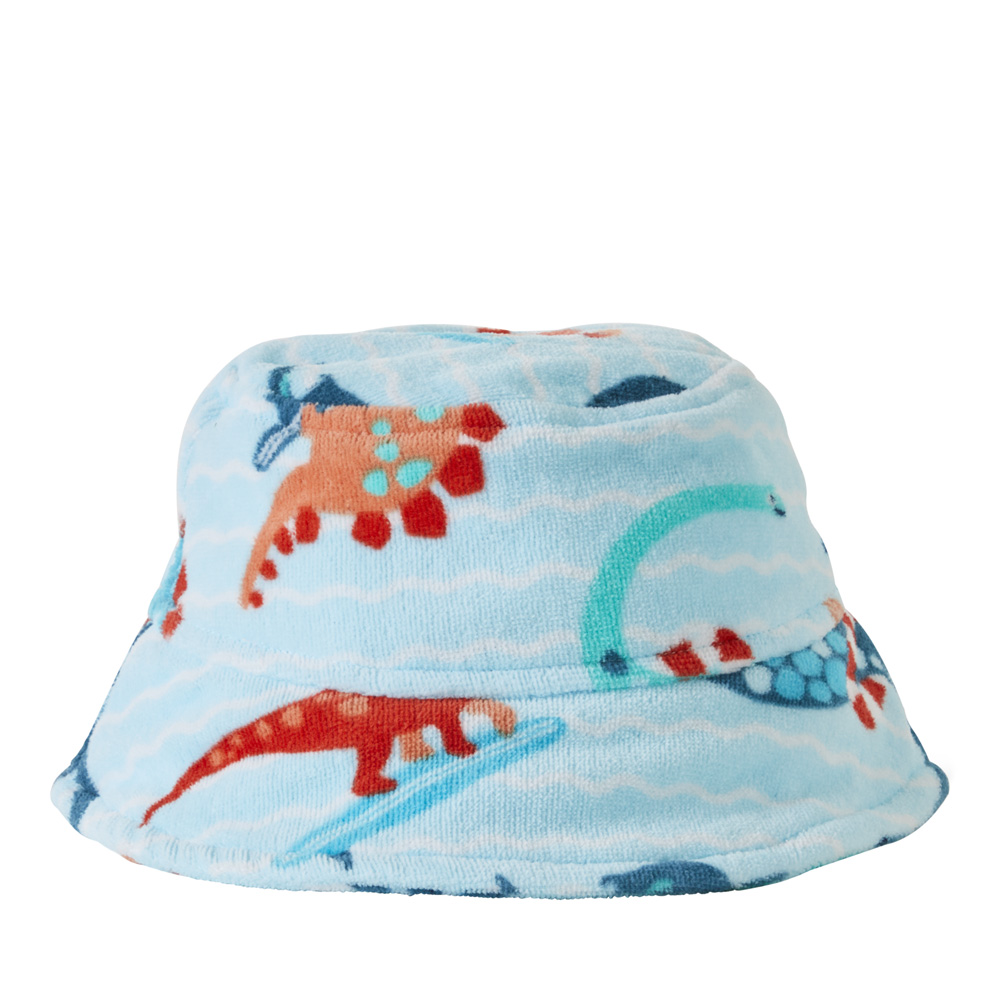 Adairs Kids - Kids Surfing Dinos Beach Bucket Hat | Adairs