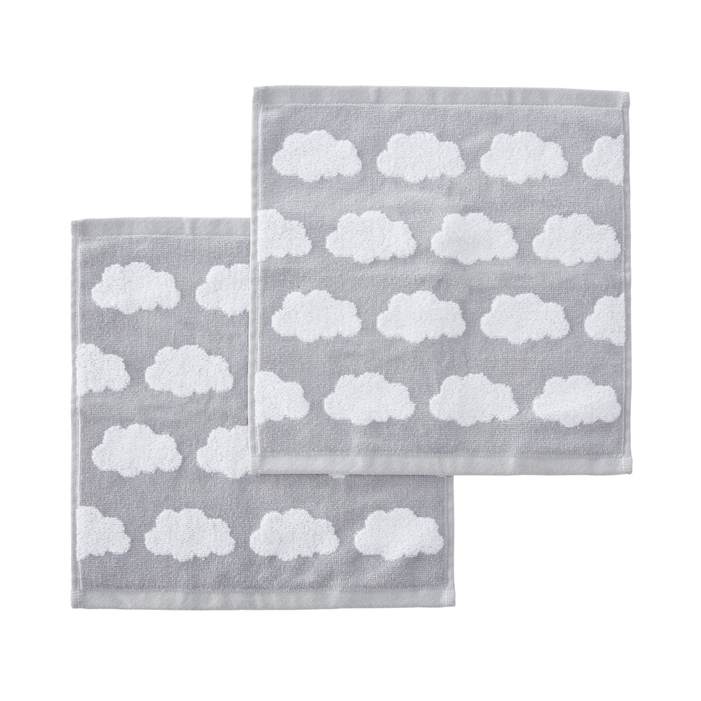 Adairs Kids - Dreamy Cloud Grey Towel Range | Adairs