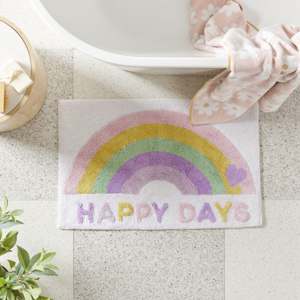 Adairs Kids - Kids Happy Days Bath Mat | Adairs