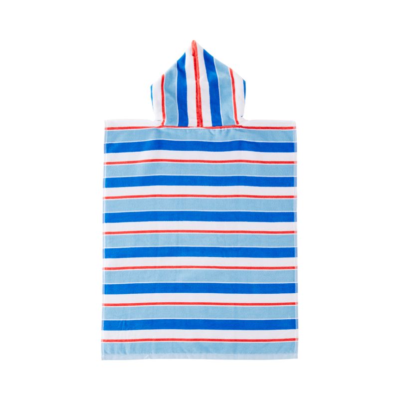 Adairs Kids - Velour Kids Mini Me Ocean Stripe Blue Hooded Beach Towel ... Adairs Kids - Velour Kids Mini Me Ocean Stripe Blue Hooded Beach Towel ...
