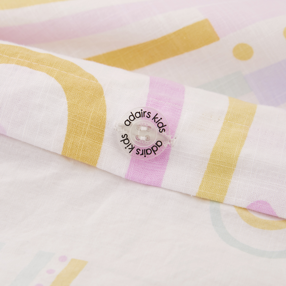 Adairs Kids - Sunshine & Rainbows Fresh Pastels Quilt Cover Set | Adairs