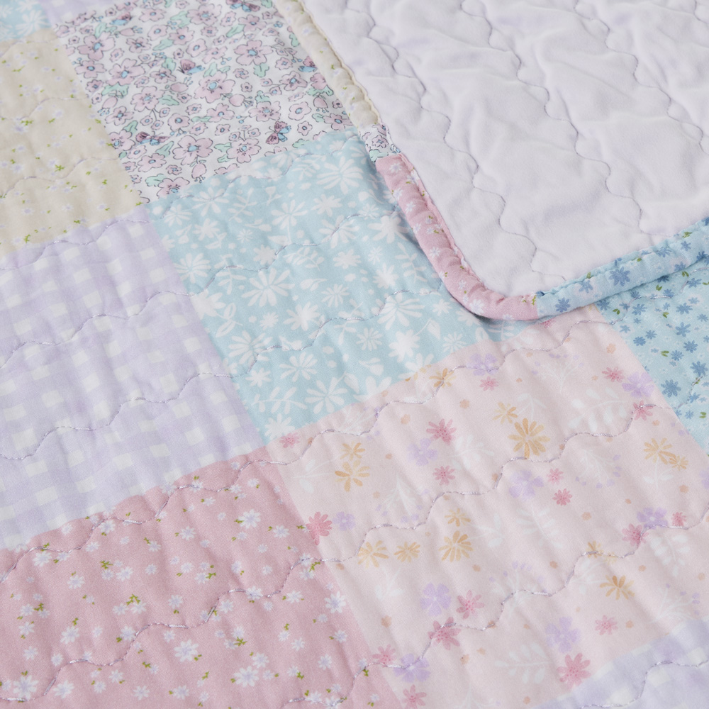 Adairs Kids - Heirloom Clara Lavender Velvet Coverlet | Adairs