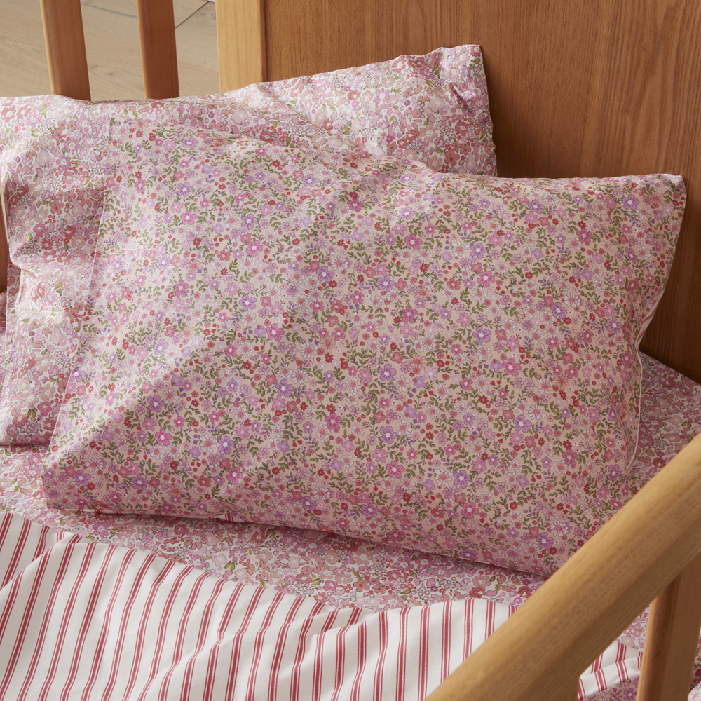 Adairs Kids - Heirloom Madelyn Floral Rose Cot Quilt Cover Set | Adairs