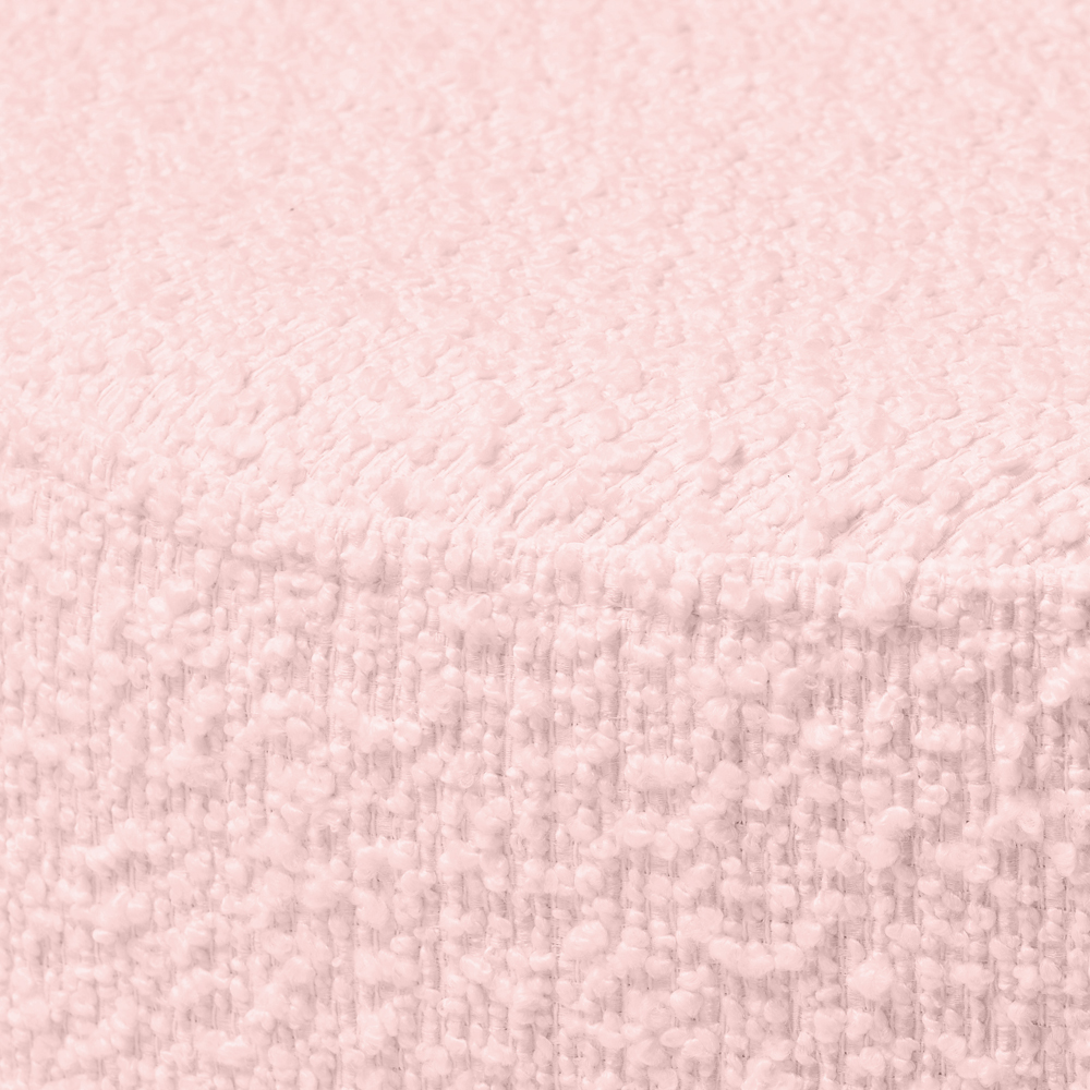 Adairs Kids - Brady Pink Boucle Ottoman | Adairs