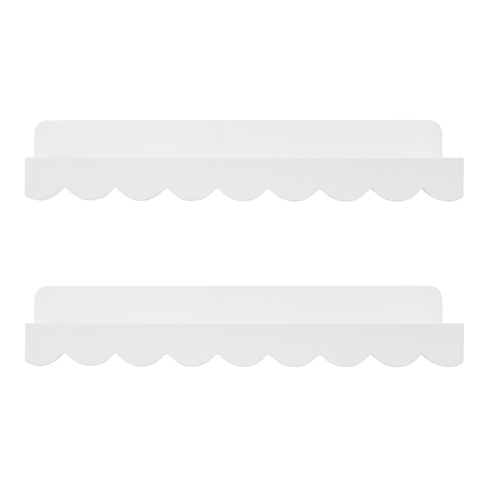Adairs Kids - Dixie Scallop Wall Shelf 2 Pack | Adairs