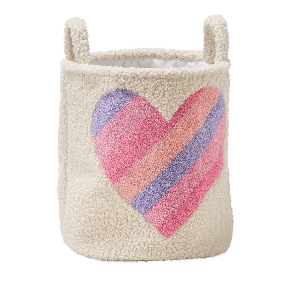 Adairs Kids - Cosy Heart Basket | Adairs