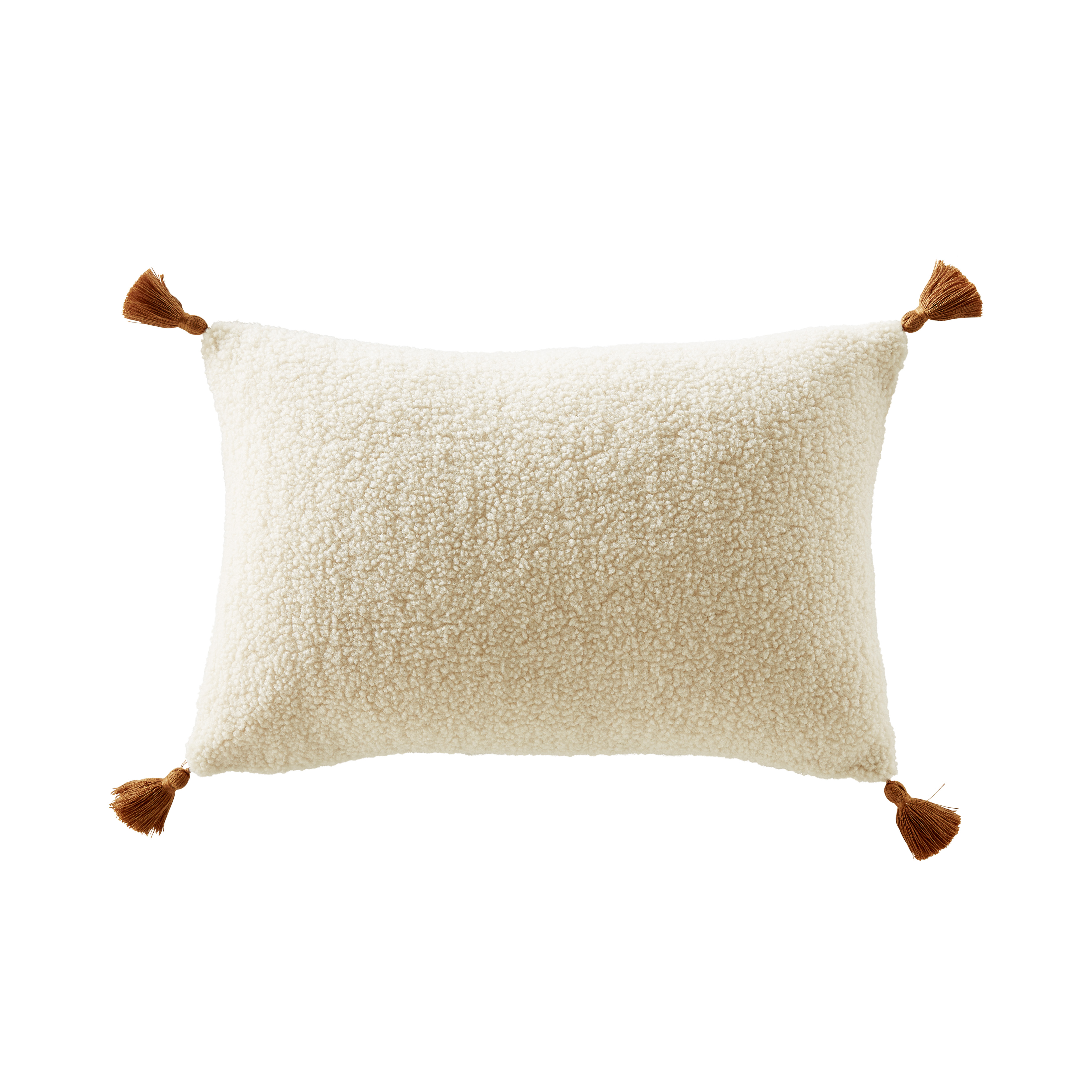 Adairs Kids - My Little Love Natural Boucle Text Cushion | Adairs