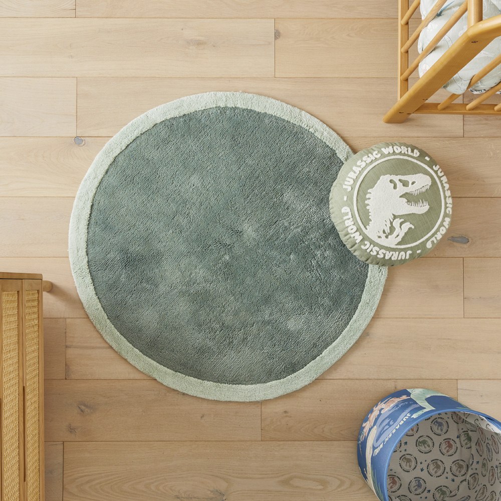 Adairs Kids - Reece Sage Round Rug | Adairs