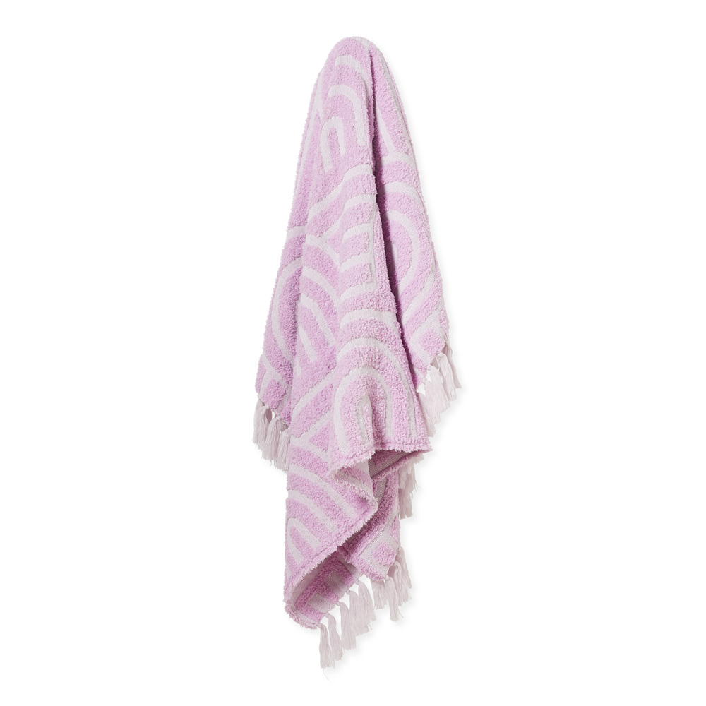 Adairs Kids - Cali Arches Lavender Throw | Adairs