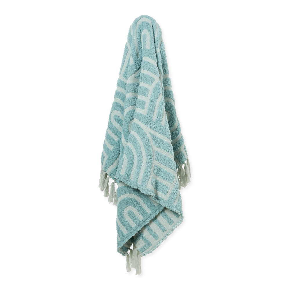 Adairs Kids - Cali Arches Mint Throw | Adairs