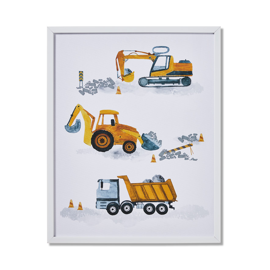 Adairs Kids - Under Construction Wall Art | Adairs