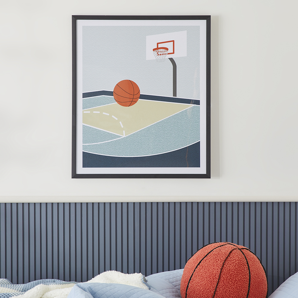 Adairs Kids - Basketball Court Wall Art | Adairs