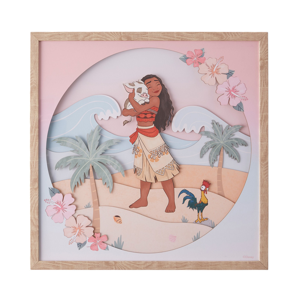 Adairs Kids - Disney Moana Loves the Sea Wall Art | Adairs
