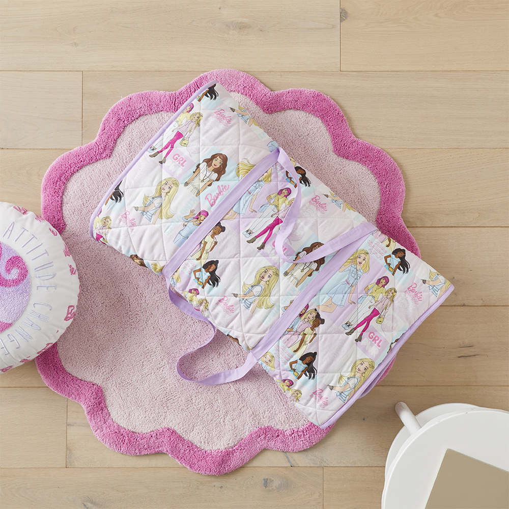 Adairs Kids - Mattel Barbie Kind Vibes Multi Sleeping Bag | Adairs
