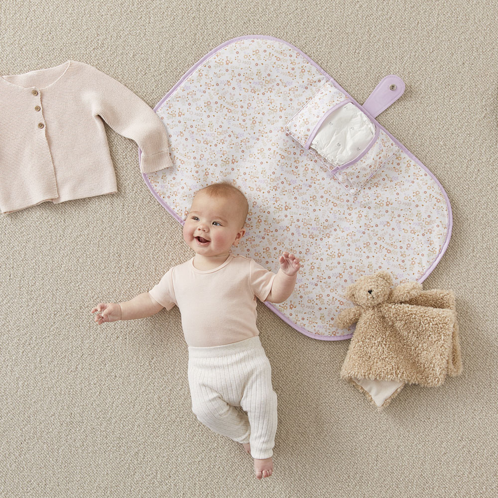Adairs Kids - Travel Dahlia Floral Change Mat | Adairs