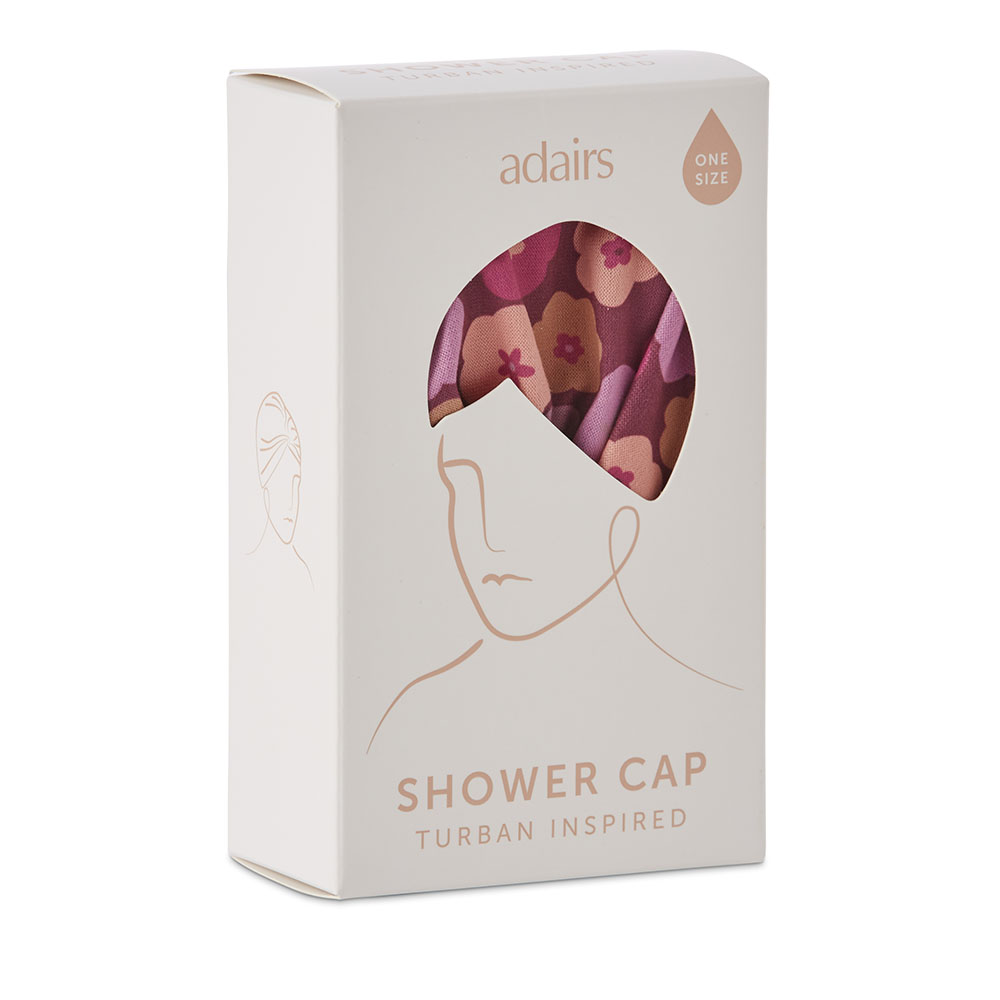 Berry Floral Printed Shower Cap | Adairs