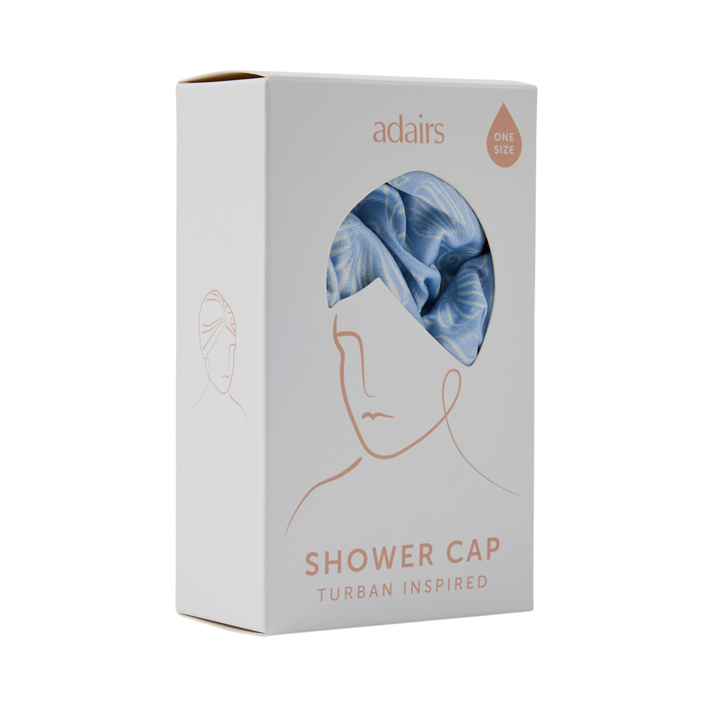 Shell Stripe Printed Shower Cap | Adairs