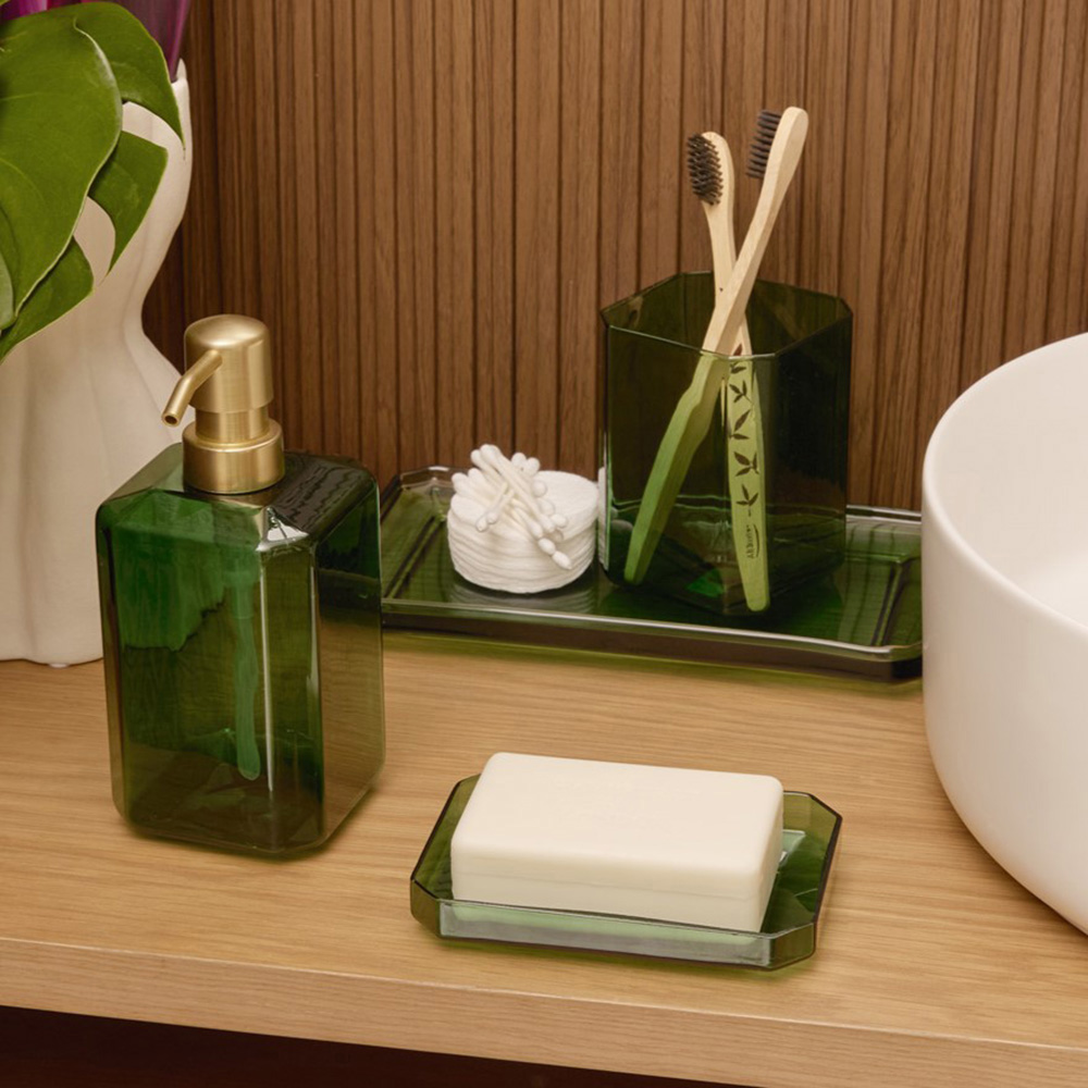 Cancun Green Bathroom Accessories | Adairs