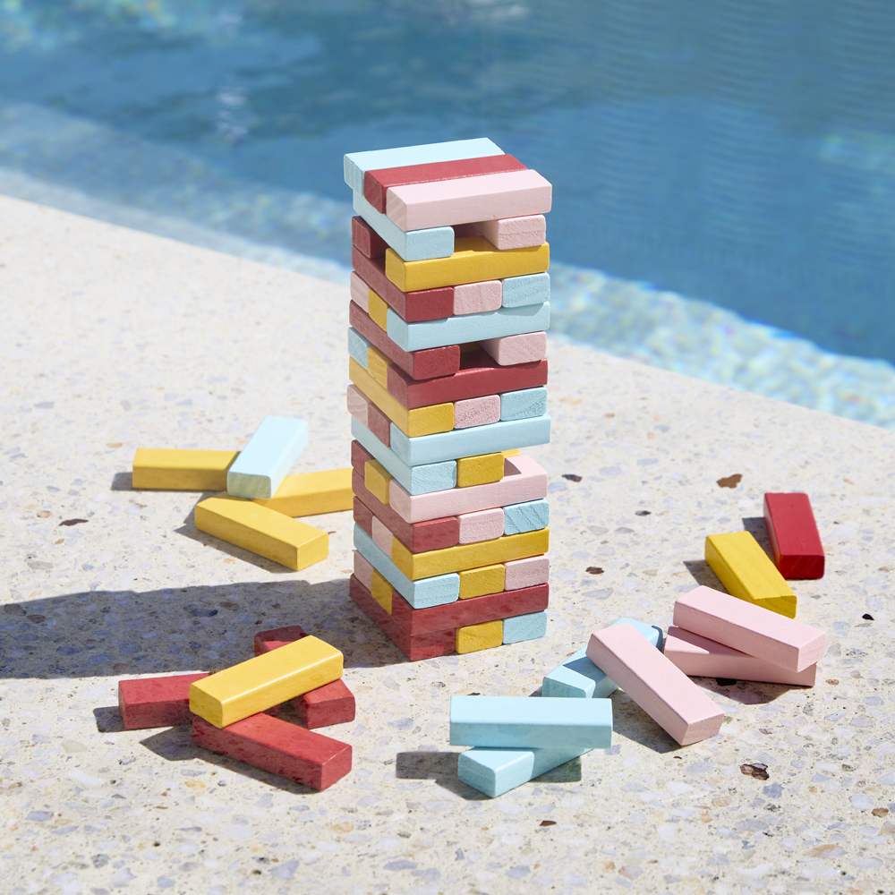 Tumbling Tower Summer Game | Adairs