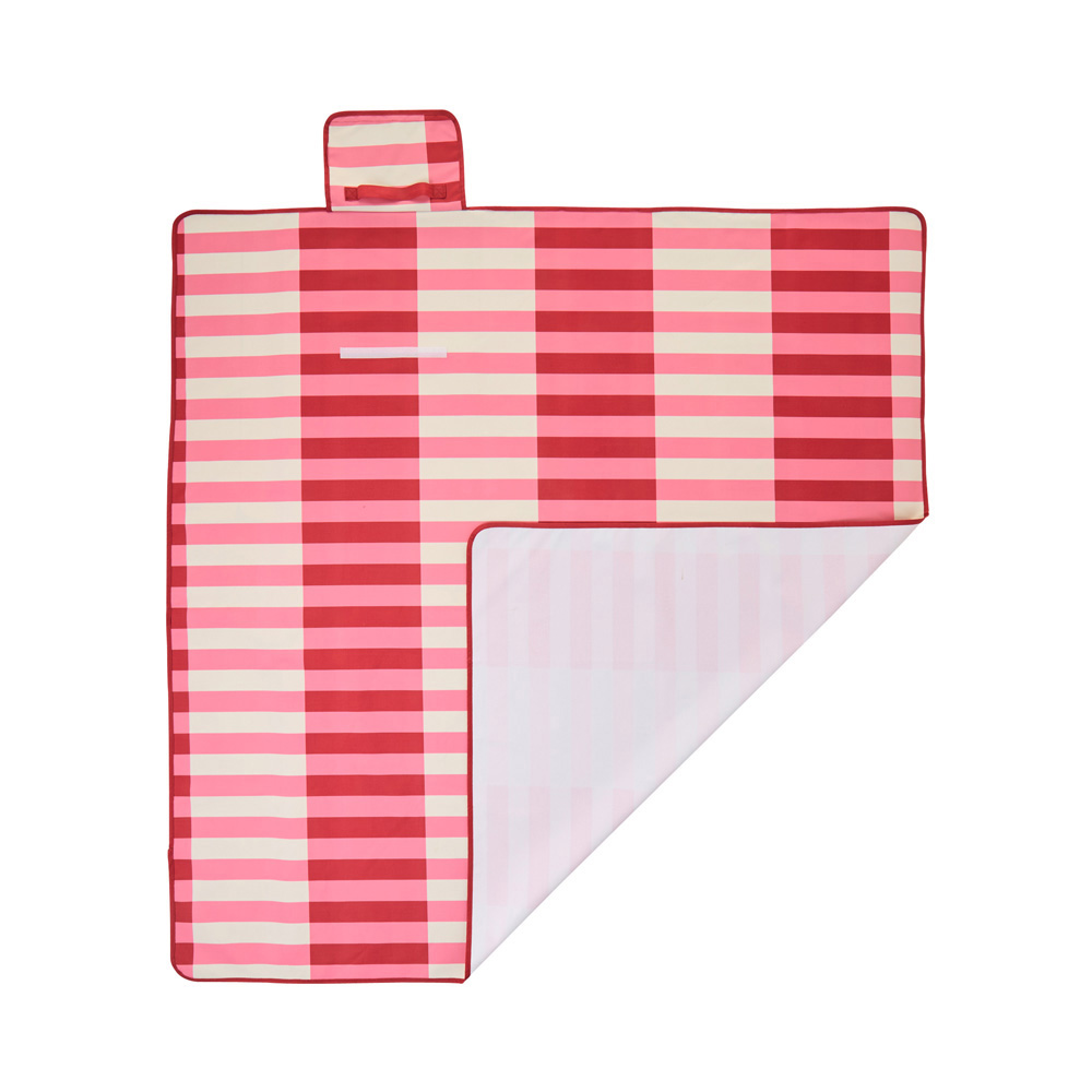 Pinks Stripe Picnic Rug | Adairs
