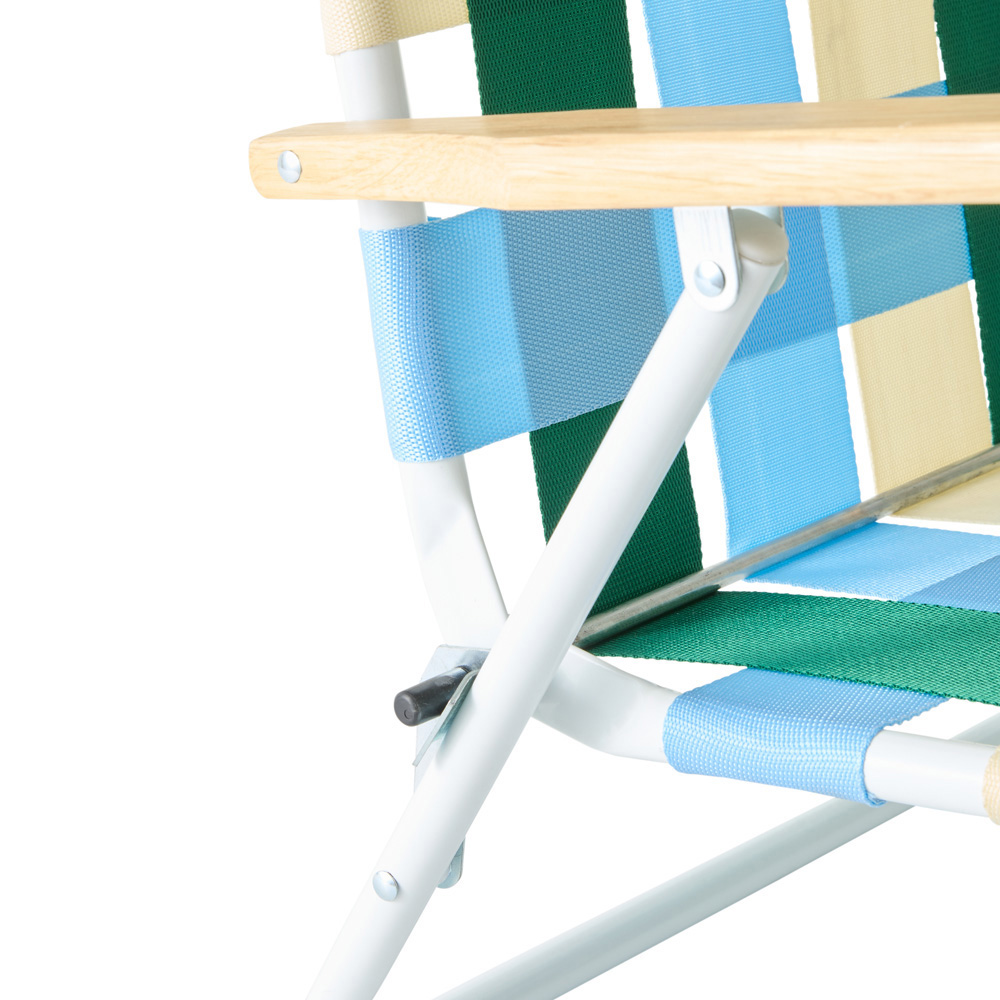 Green Multi Strap Woven Beach Chair | Adairs