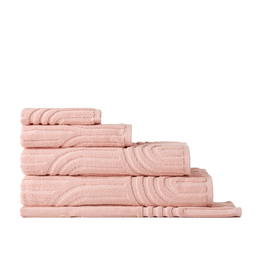 Archie Apricot Ice Towel Range | Adairs