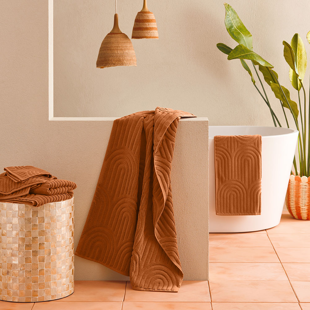 Archie Amber Towel Range | Adairs