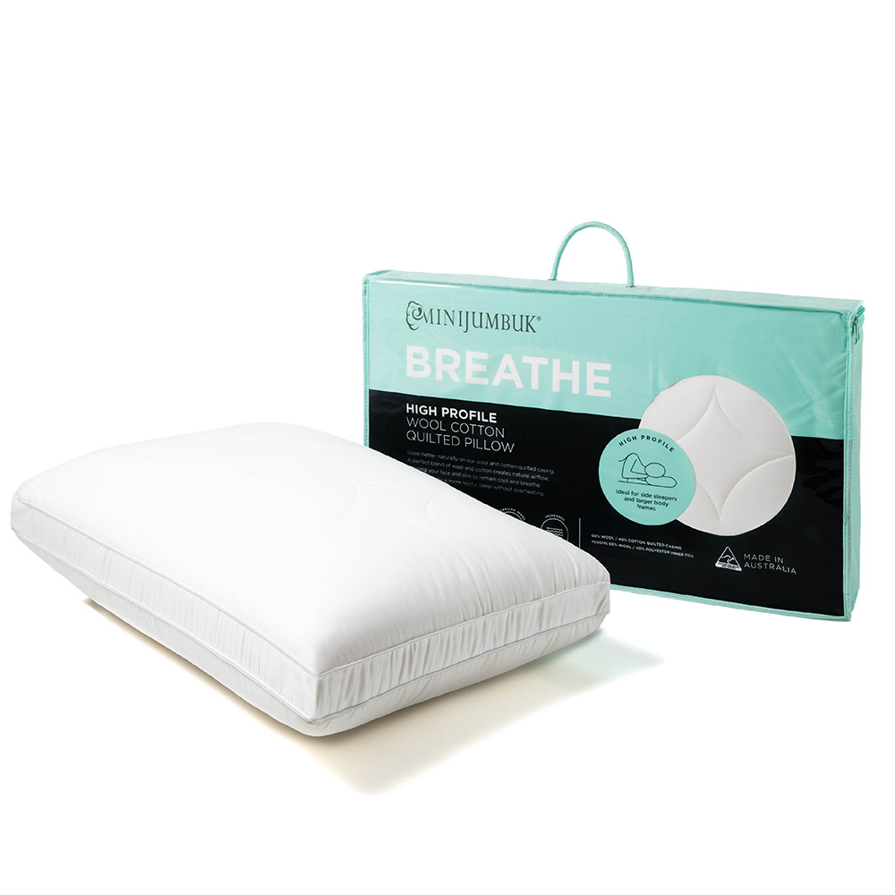 MiniJumbuk Breathe High Profile - Standard Pillow | Adairs