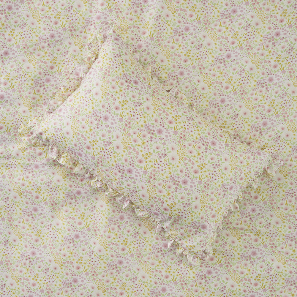 Millie Yellow Ruffle Quilt Cover Set | Adairs