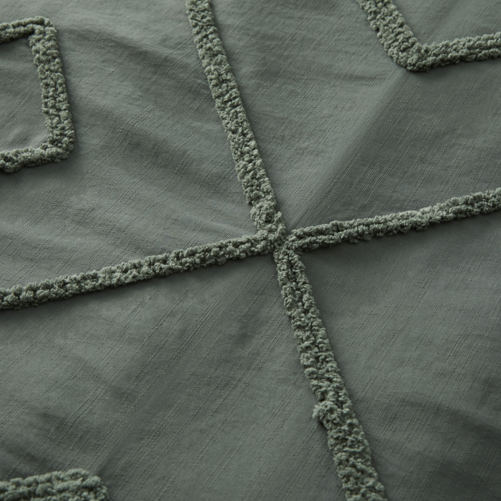 Jett Pine Tufted Quilt Cover Set | Adairs