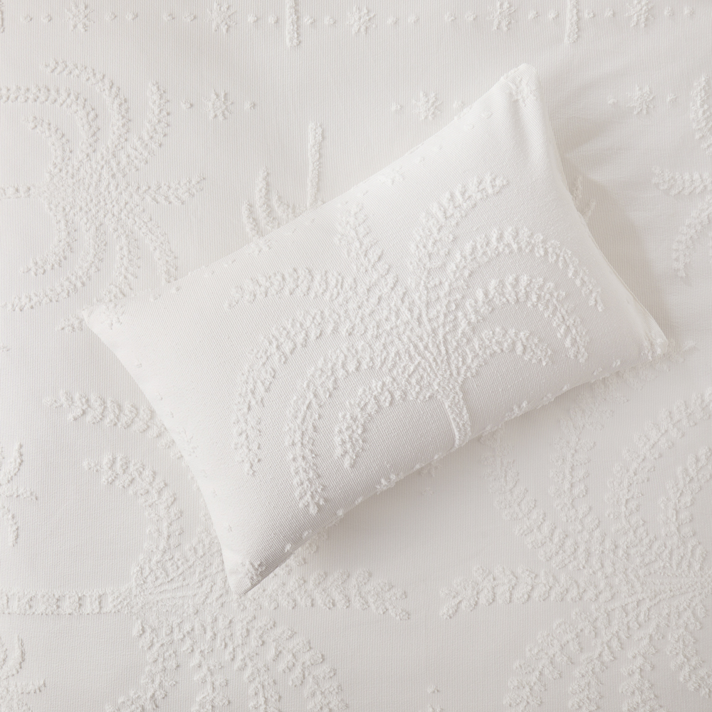 Palm Beach White Tufted Quilt Cover Set | Adairs