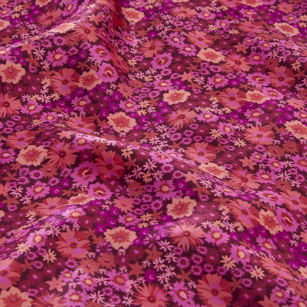 Berry Field Pure Silk Printed Pillowcase | Adairs