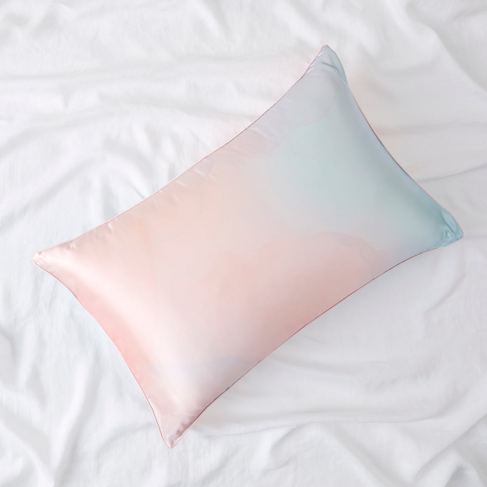 Blue Dreaming Pure Silk Printed Pillowcase | Adairs