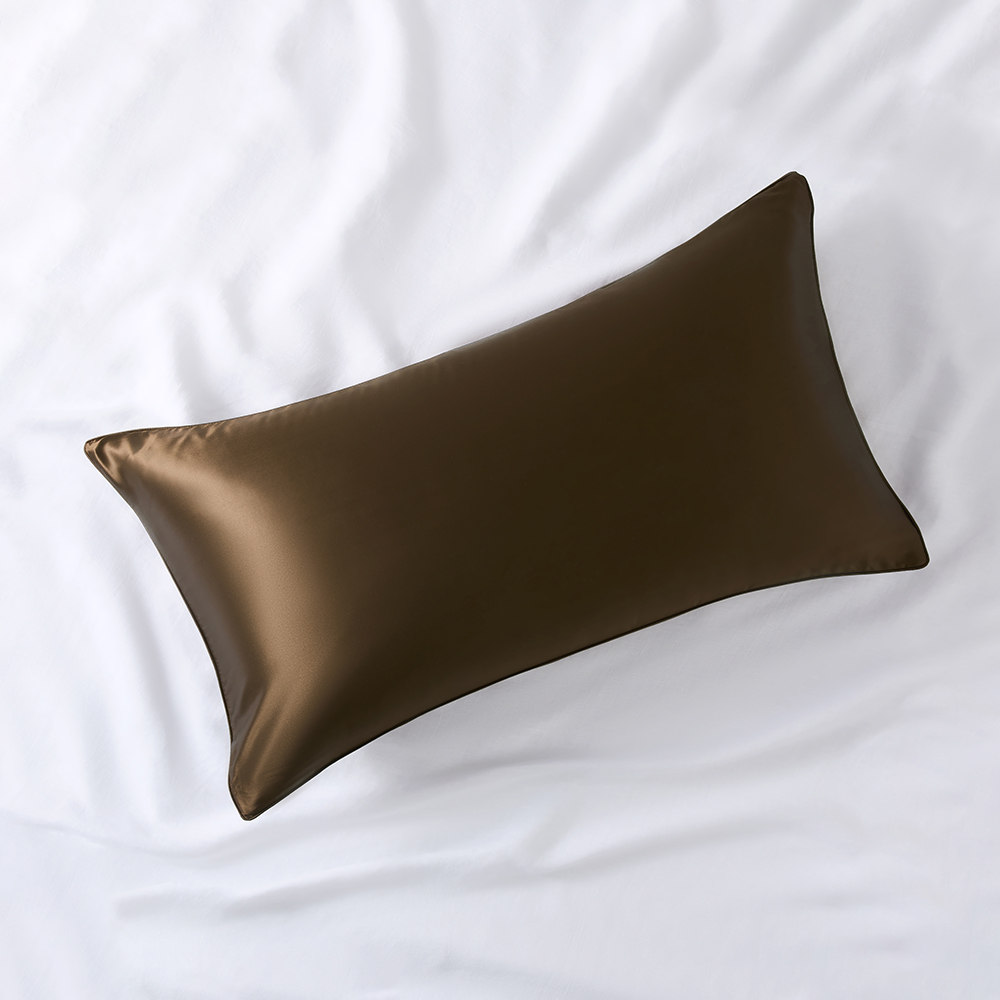 Pure Silk Chocolate Pillowcases | Adairs