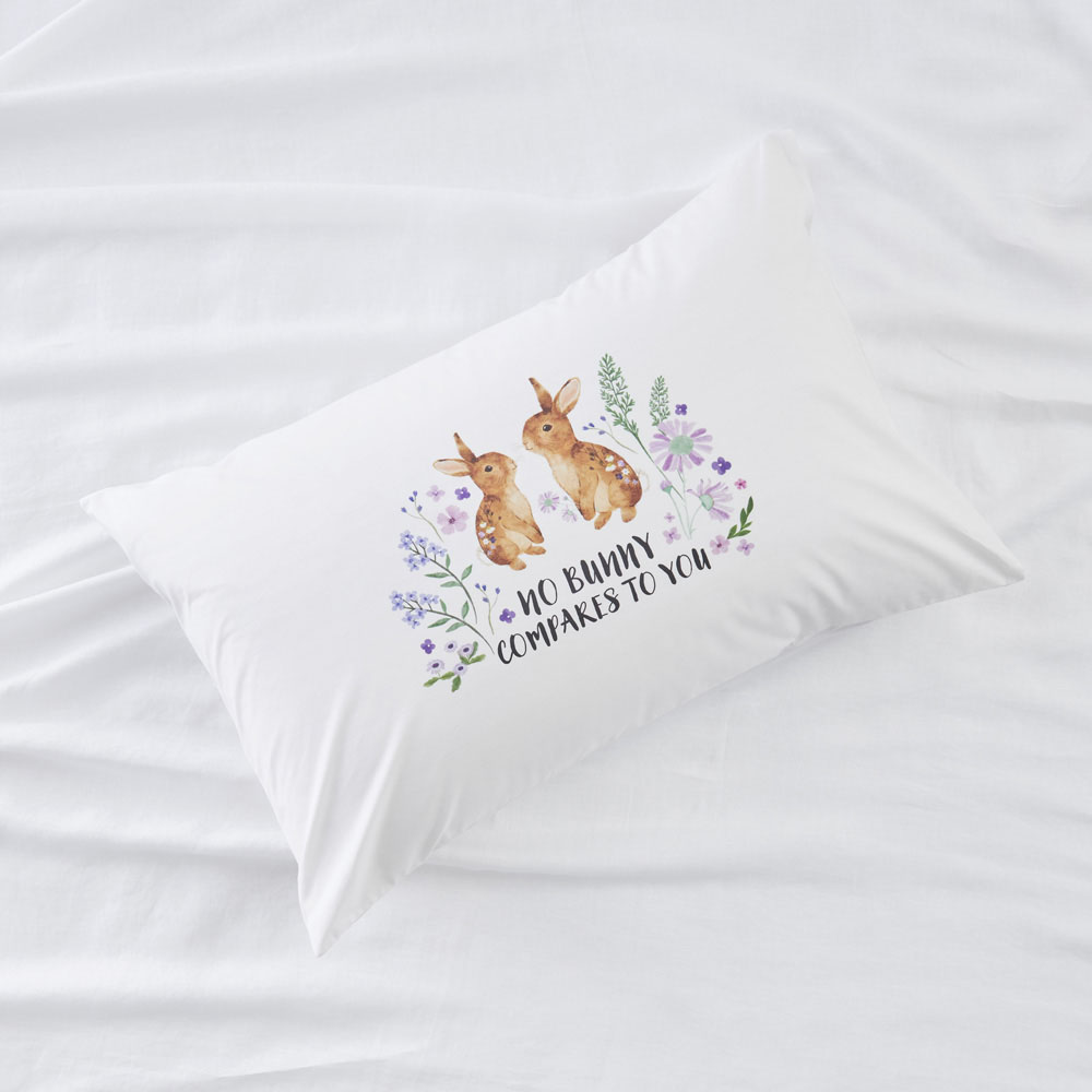 No Bunny Compares To You Easter Text Pillowcase | Adairs