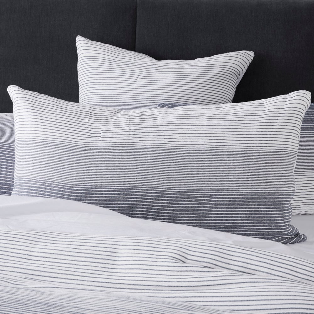 Connor Navy Quilted Quilt Cover Separates | Adairs