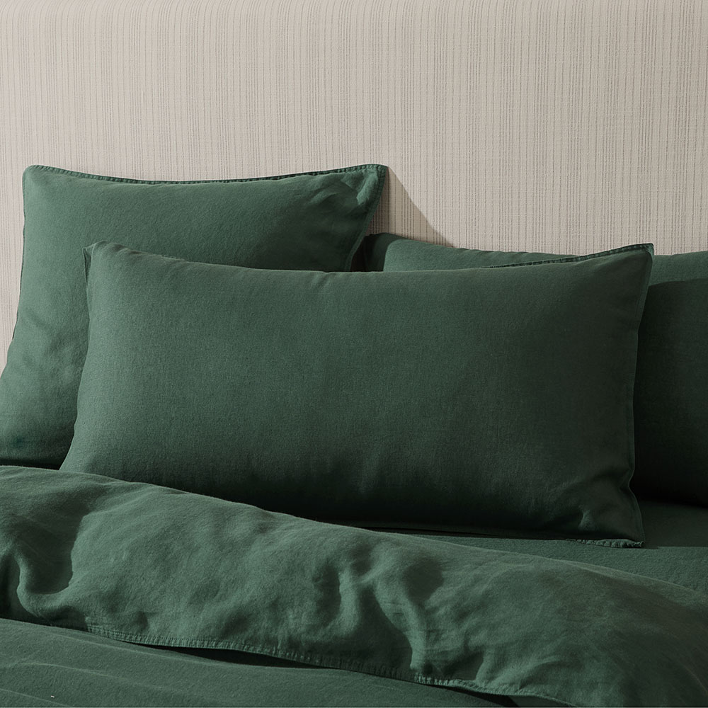 Vintage Washed Linen Balsam Pillowcases | Adairs