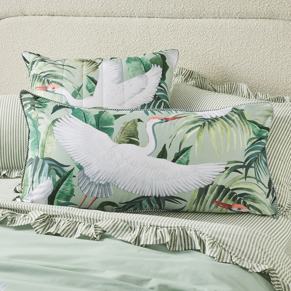Margot Green Pillowcases | Adairs