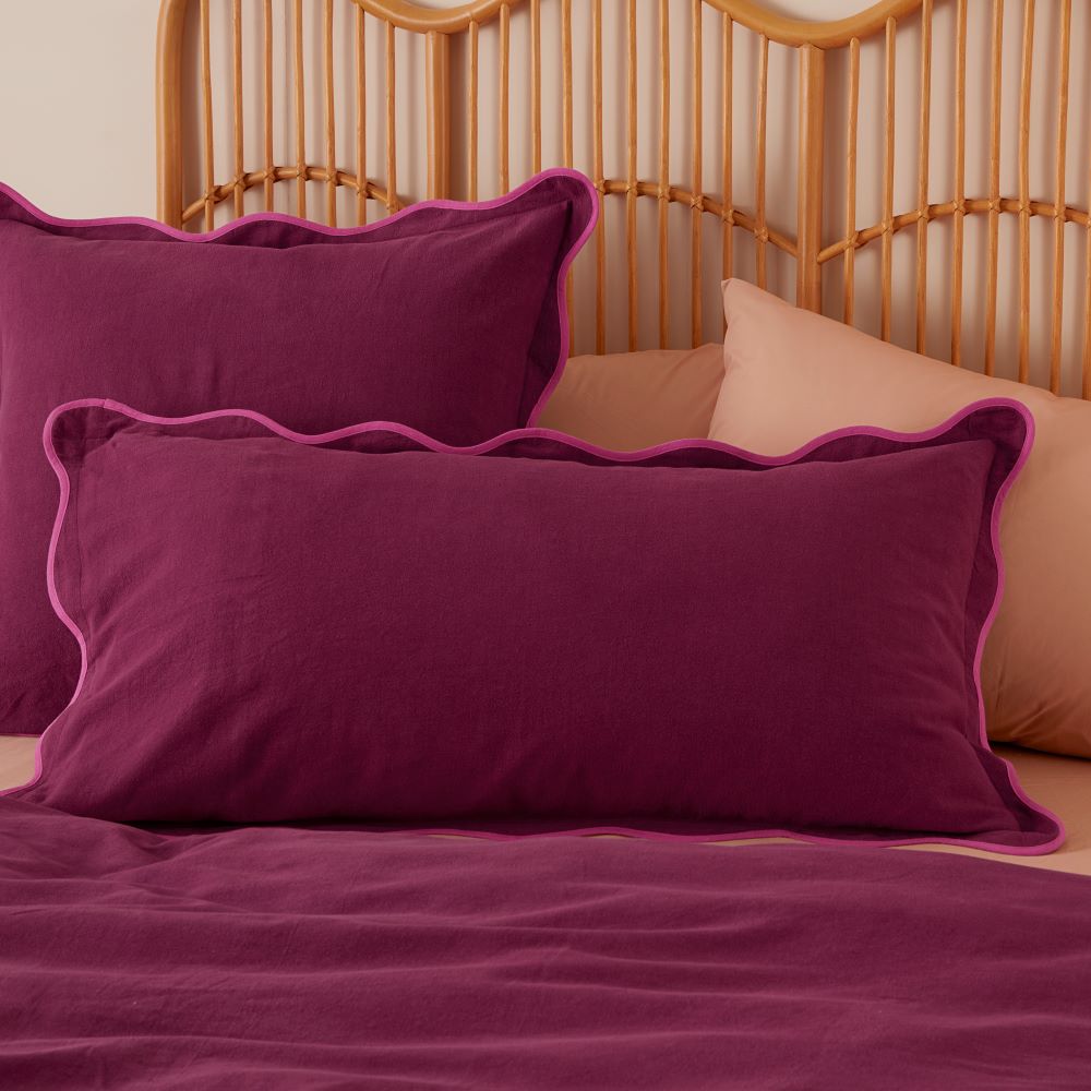 Scallop Berry Pillowcases | Adairs