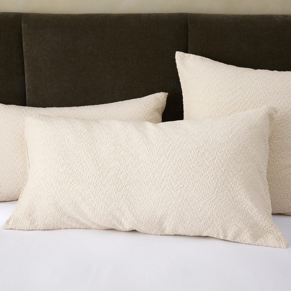 Aberdeen Snow Boucle Pillowcases | Adairs