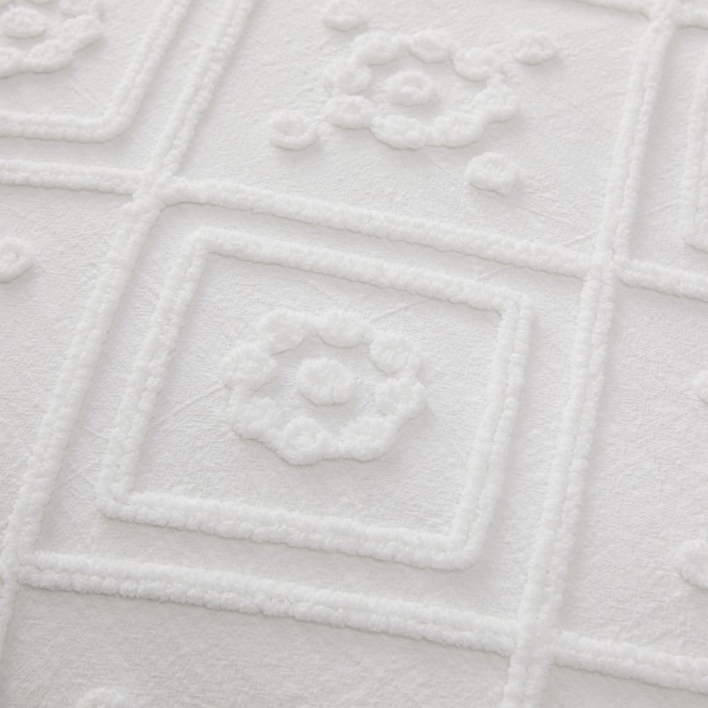 Anastasia White Tufted Quilt Cover Separates | Adairs