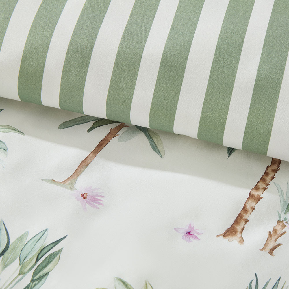 Botanical Garden Green Quilt Cover Set + Separates | Adairs