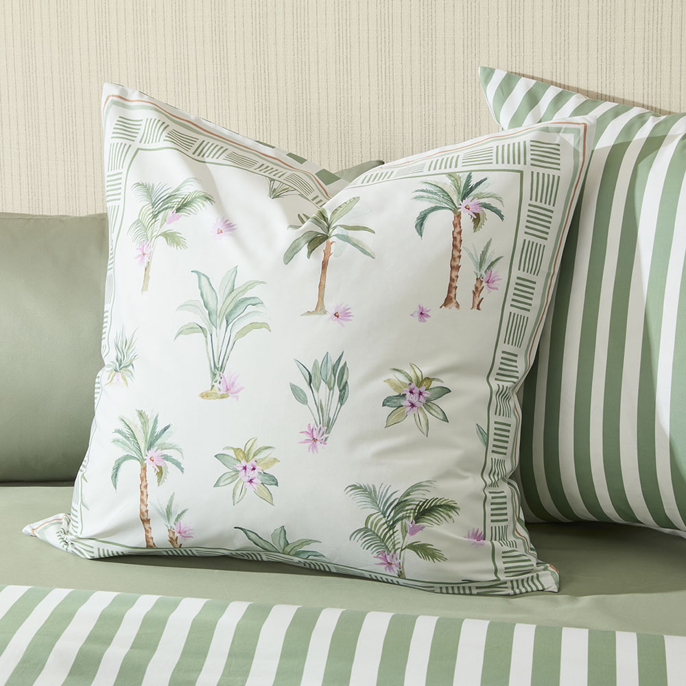 Botanical Garden Green Quilt Cover Set + Separates | Adairs