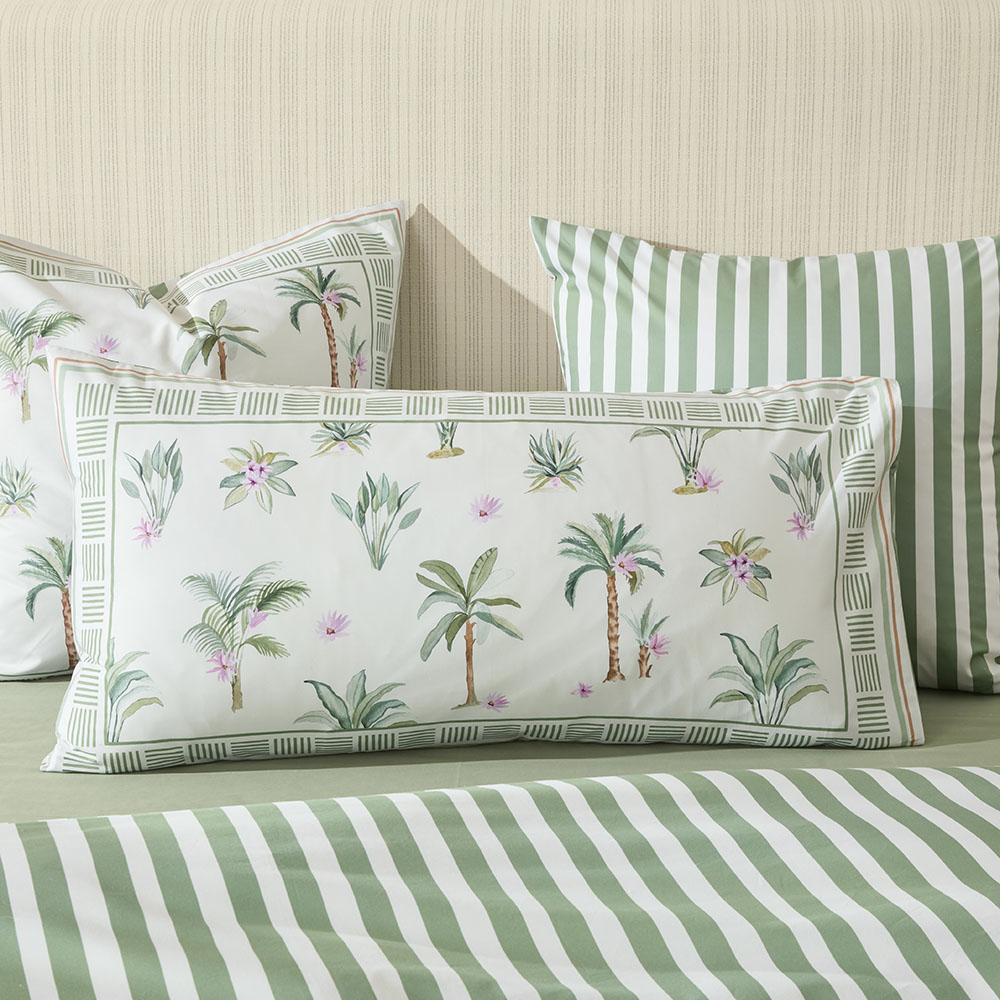 Botanical Garden Green Quilt Cover Set + Separates | Adairs