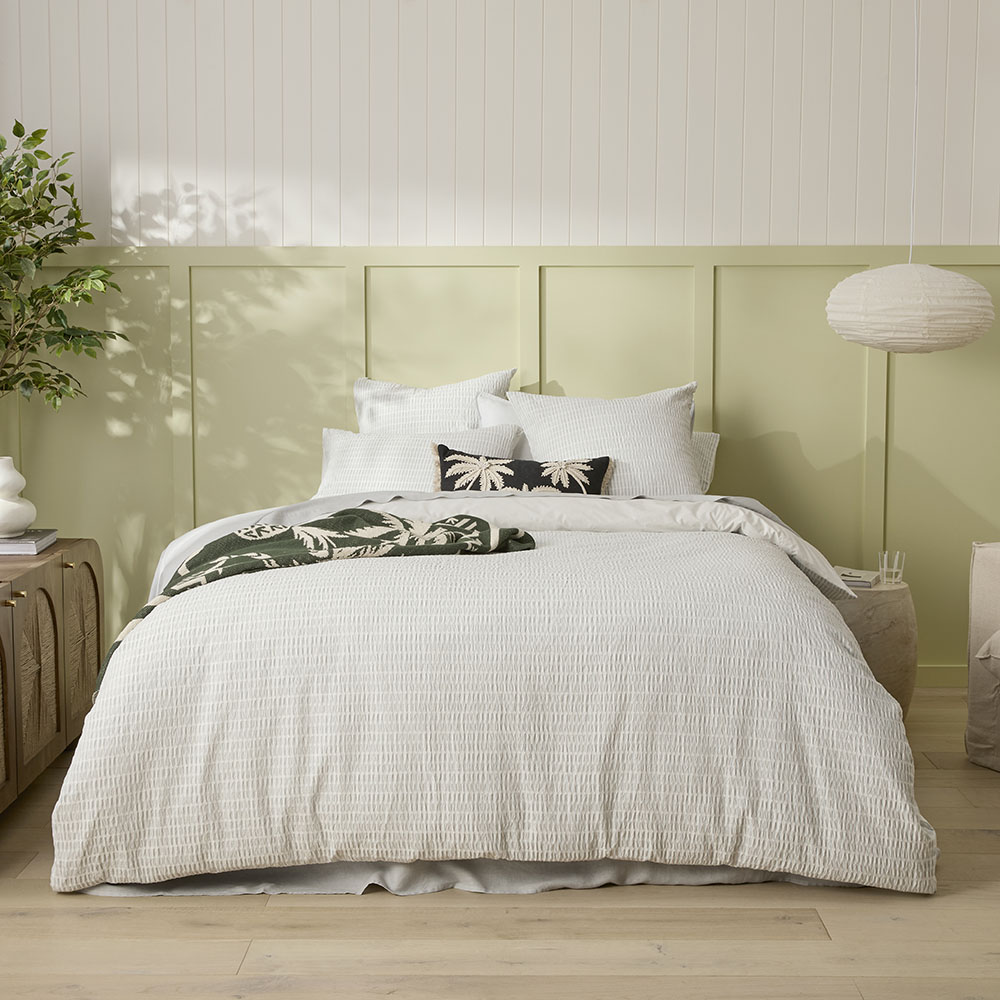 San Remo Mist Pillowcases | Adairs